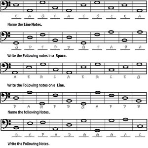 Music Notation Practice Sheets With Answer Keys - Etsy
