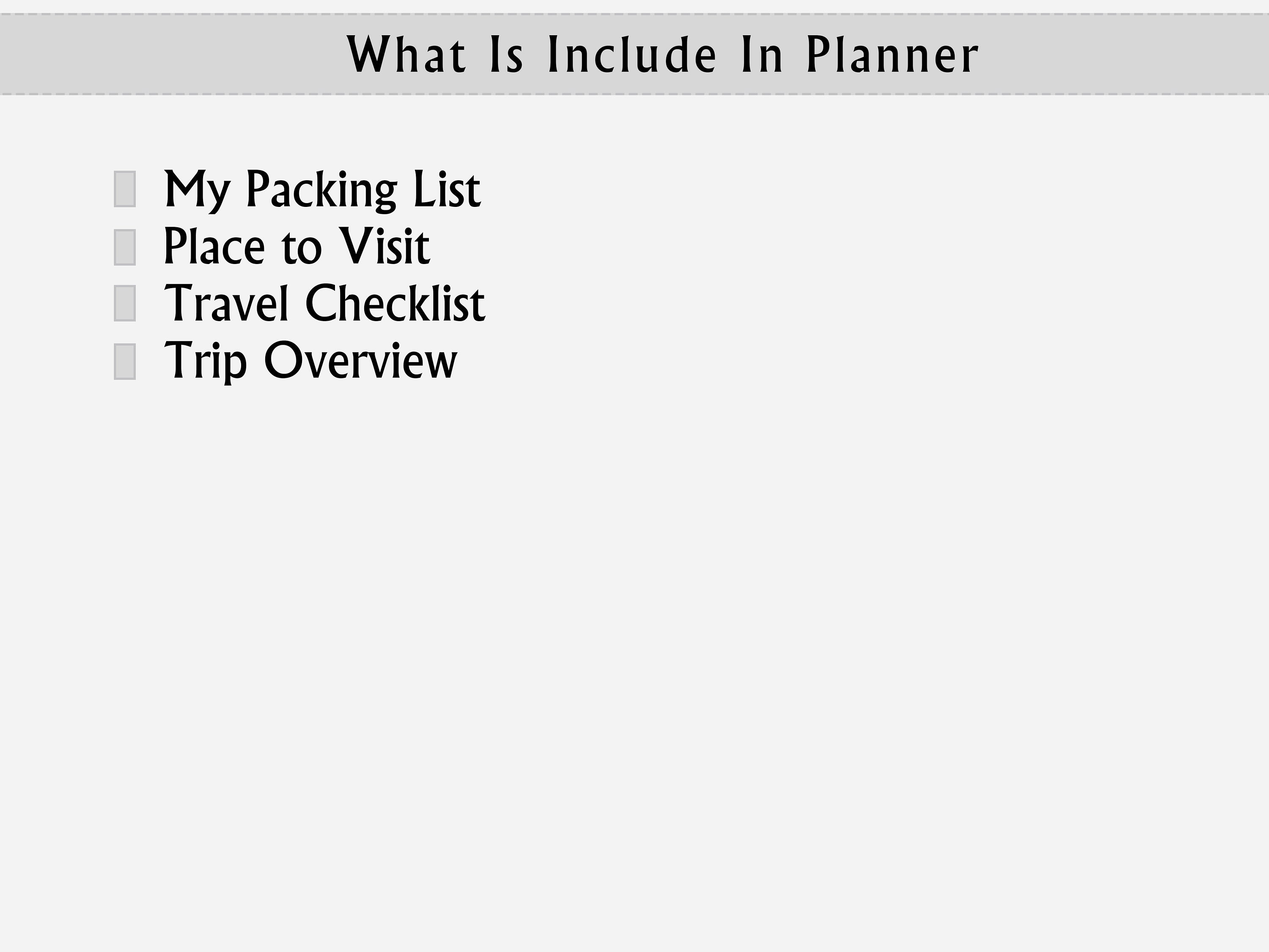 Travel Planner Printable, Trip Itinerary Packing List, Digital Vacation ...