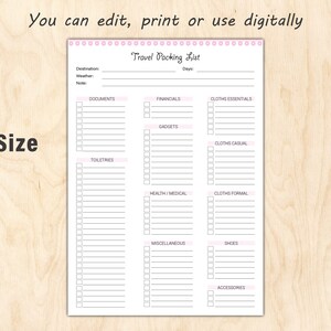 Ultimate Travel Packing List, Essentials for Your Adventure, Travel ...