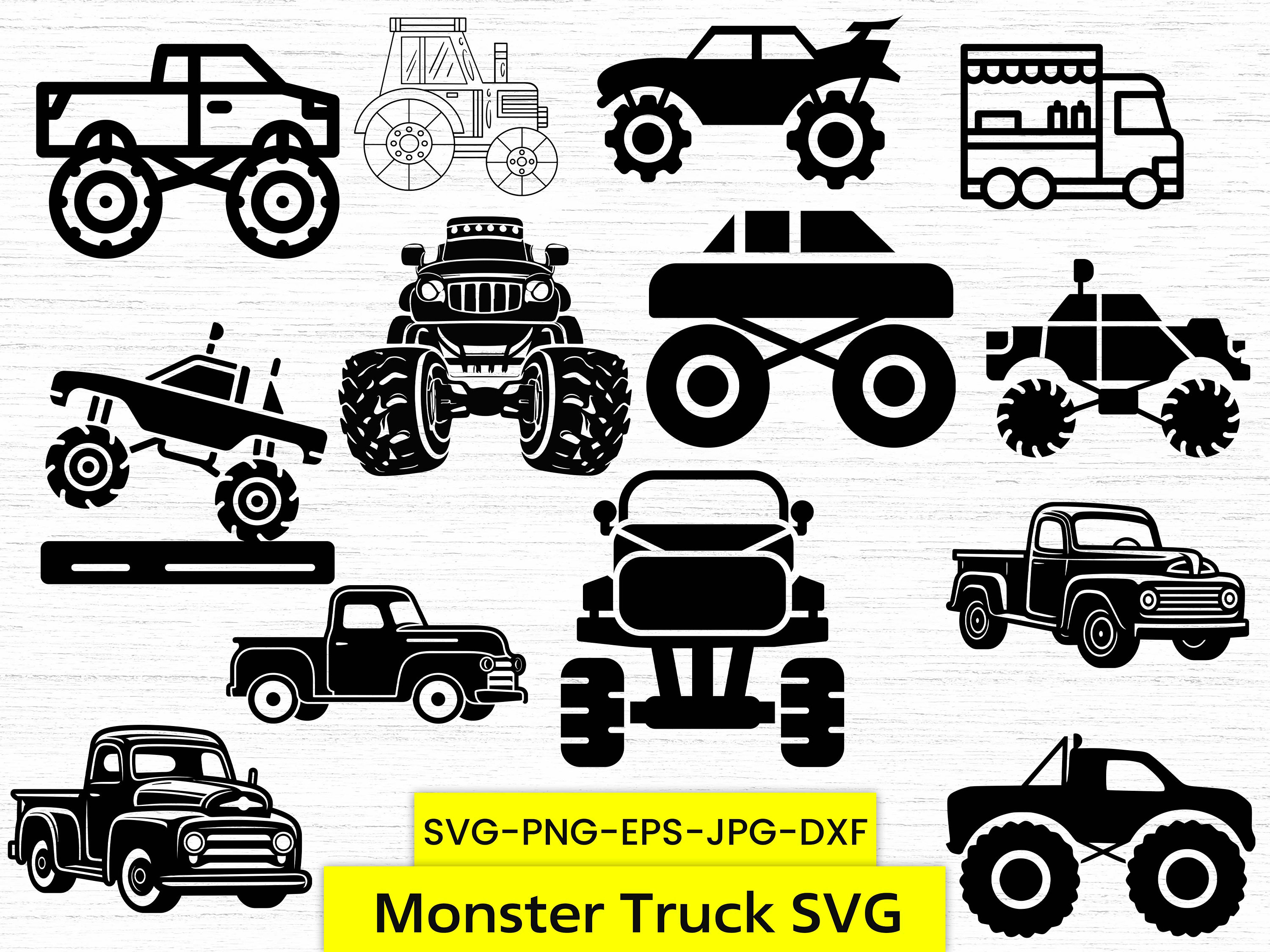 Monster Truck SVG, Truck Svg, off Road Svg , Monster Truck SVG, Truck ...