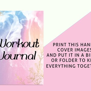 Workout Journal Printable, Minimalist Editable 8 Pages Workout Tracker ...