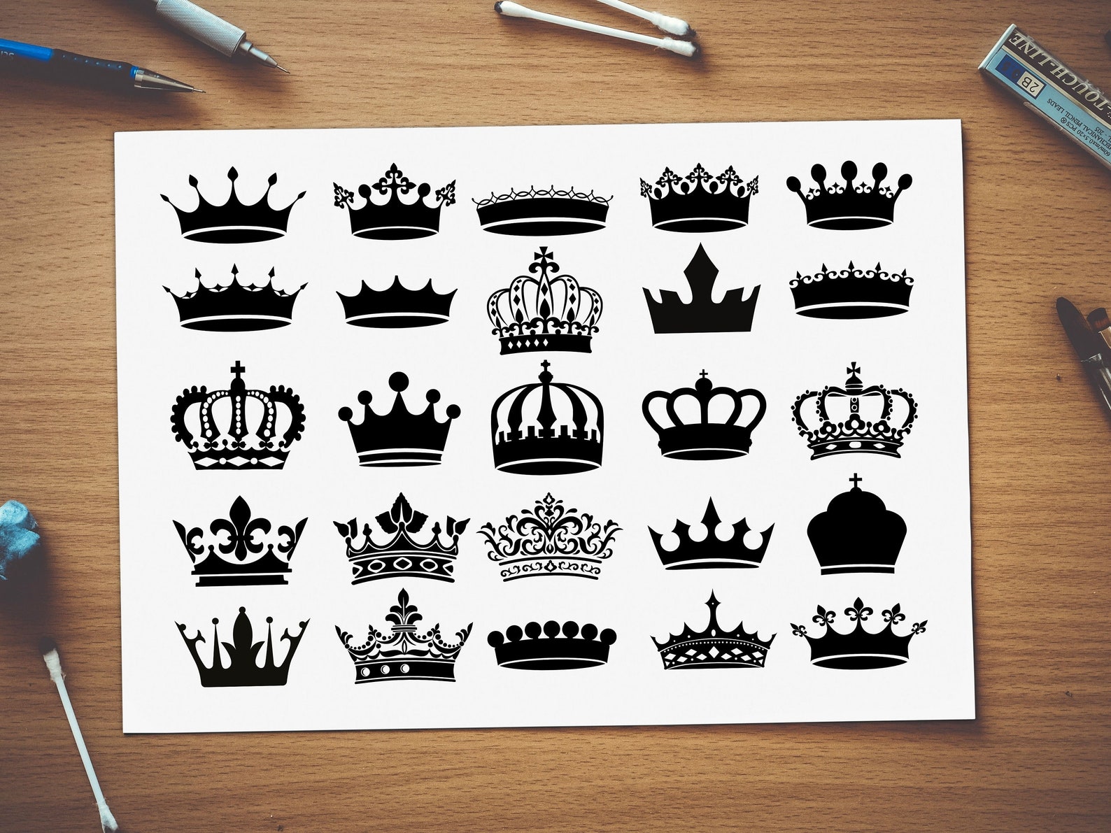 Royal Crown SVG File, King Crown SVG, Queen Crown SVG, Princess Tiara ...