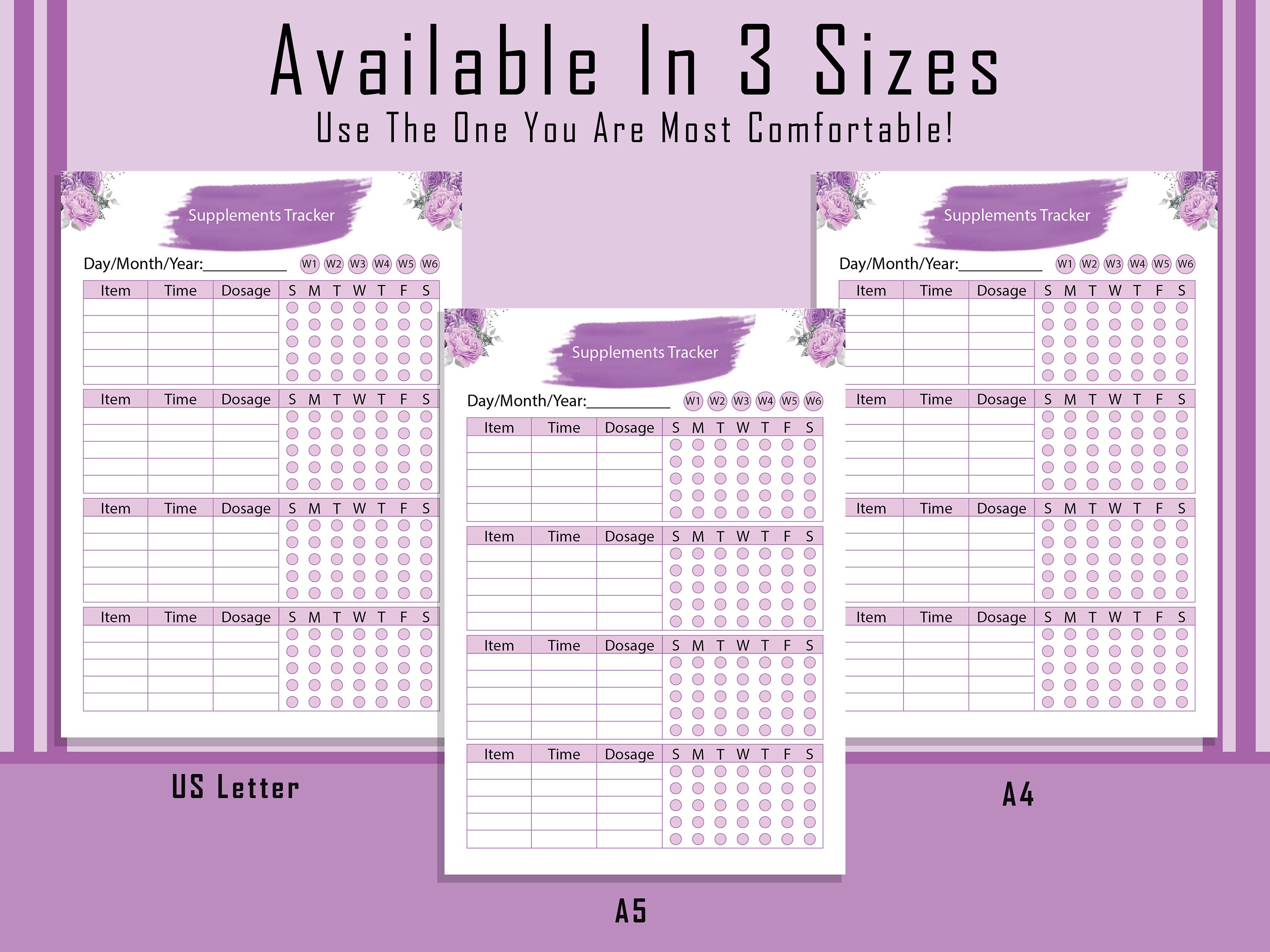 Workout Journal Printable, Minimalist Editable 10 Pages Workout Tracker ...