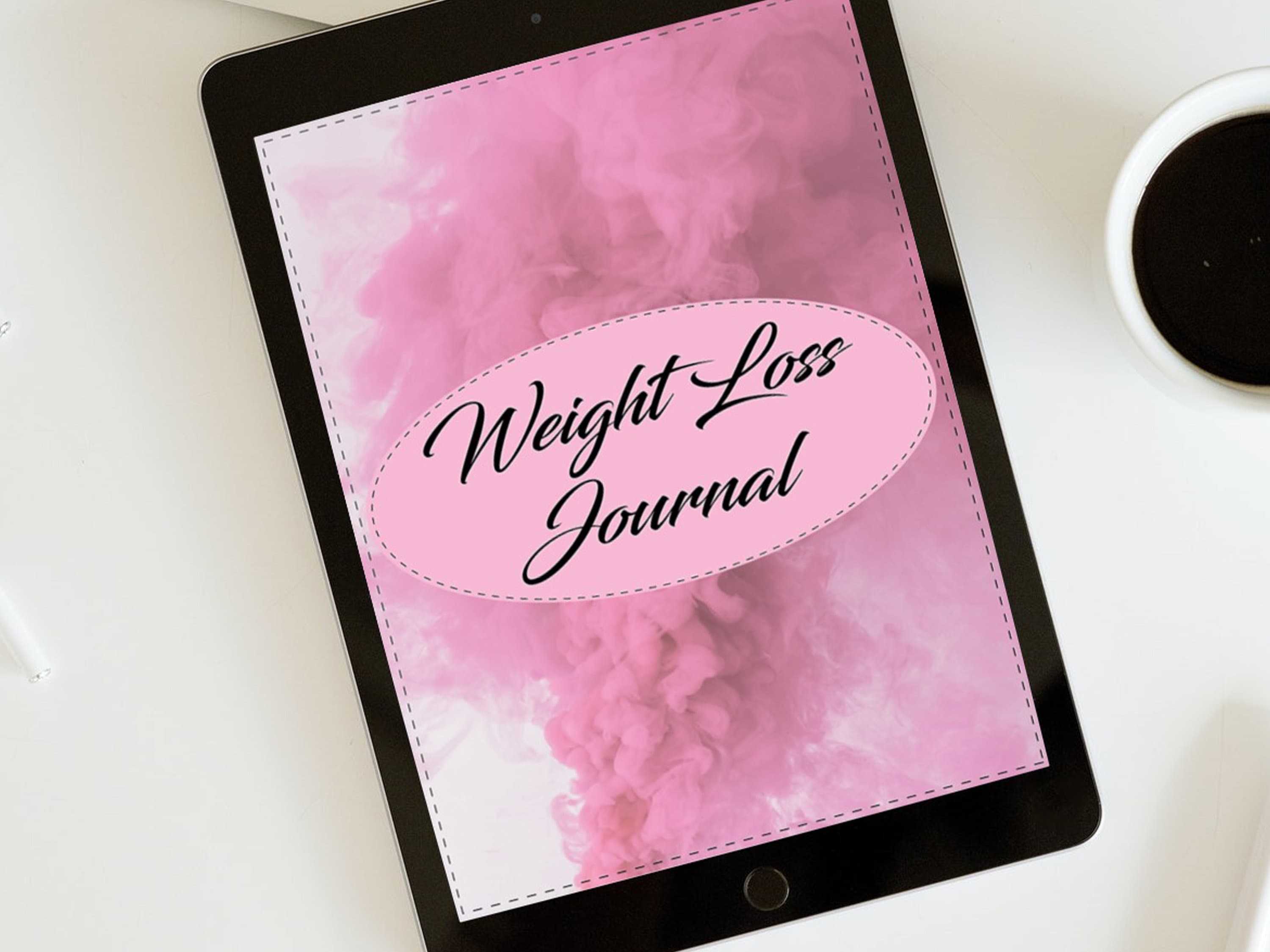 Weight Loss Journal Printable, Minimalist Editable 9 Pages Weight Loss ...