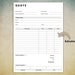 Editable Quote Template, EDITABLE Quotation Form, Small Business ...