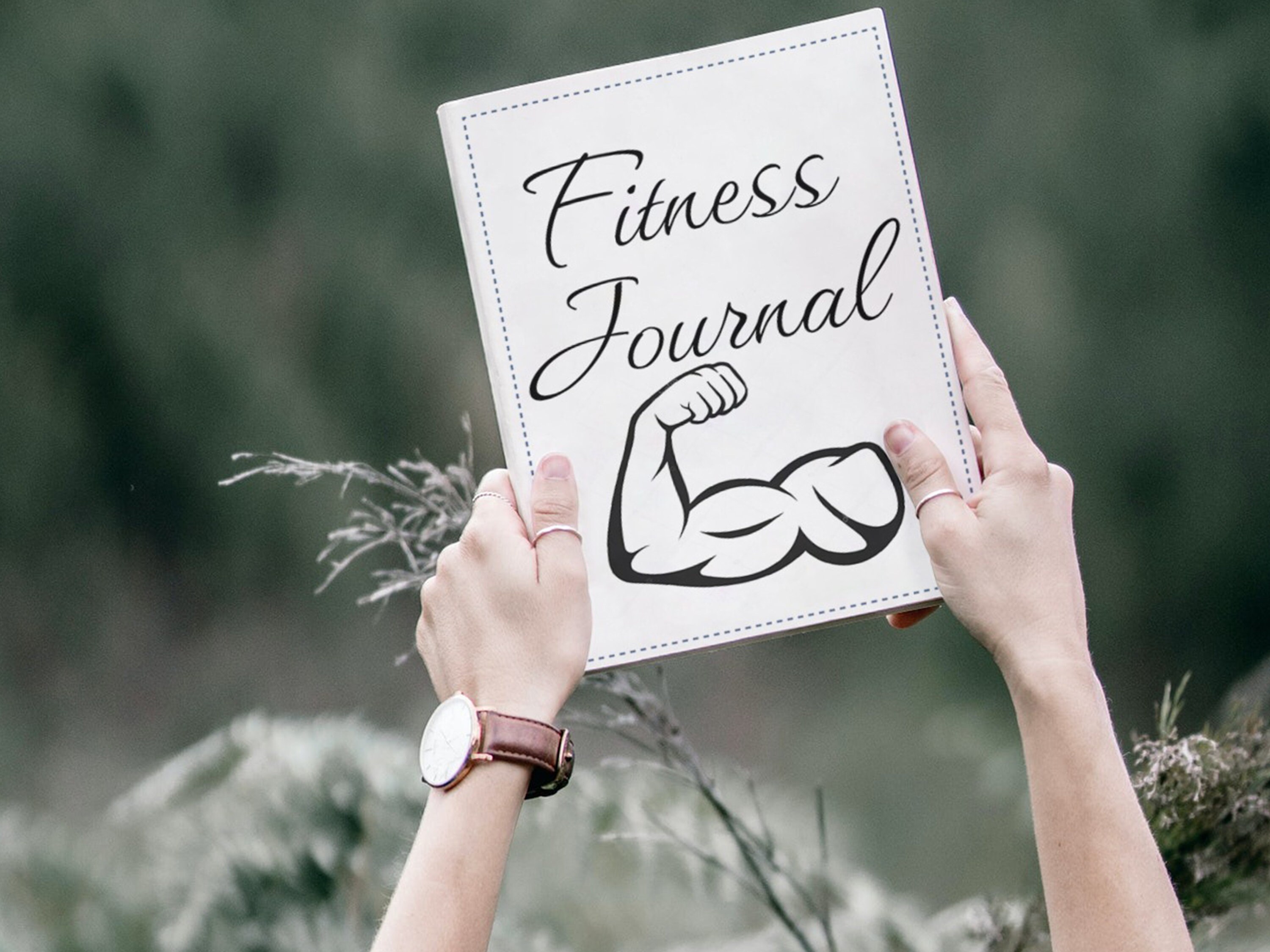 Fitness Journal Printable, Minimalist Editable 9 Pages Fitness Tracker ...
