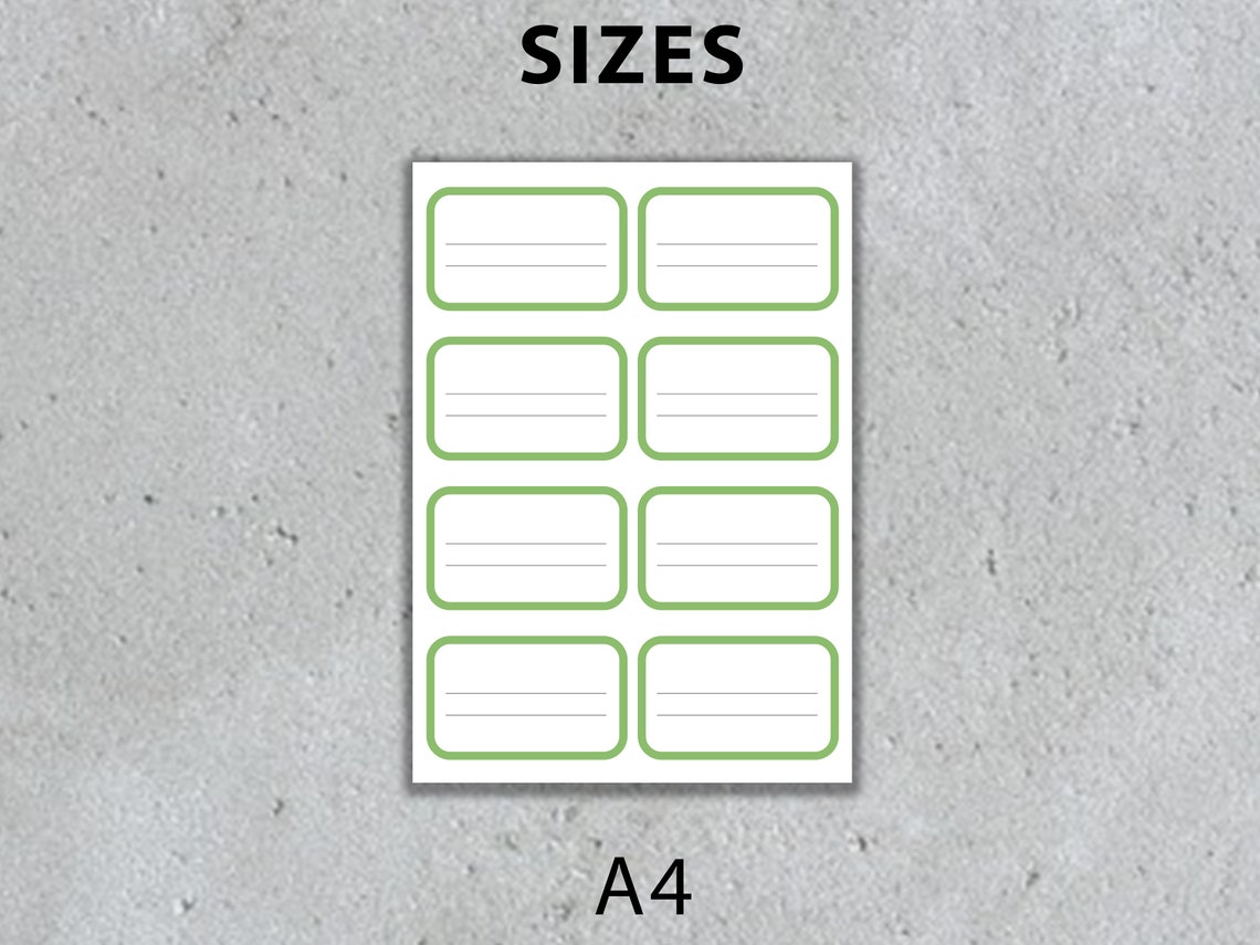 Name Tag Template Editable, Editable Name Plates, Rainbow Name Tags ...
