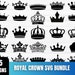 Royal Crown SVG File, King Crown SVG, Queen Crown SVG, Princess Tiara ...