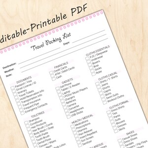 Ultimate Travel Packing List, Essentials for Your Adventure, Travel ...