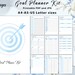 Printable Goal Planner Bundle, Daily Weekly Monthly Quarterly Yearly ...