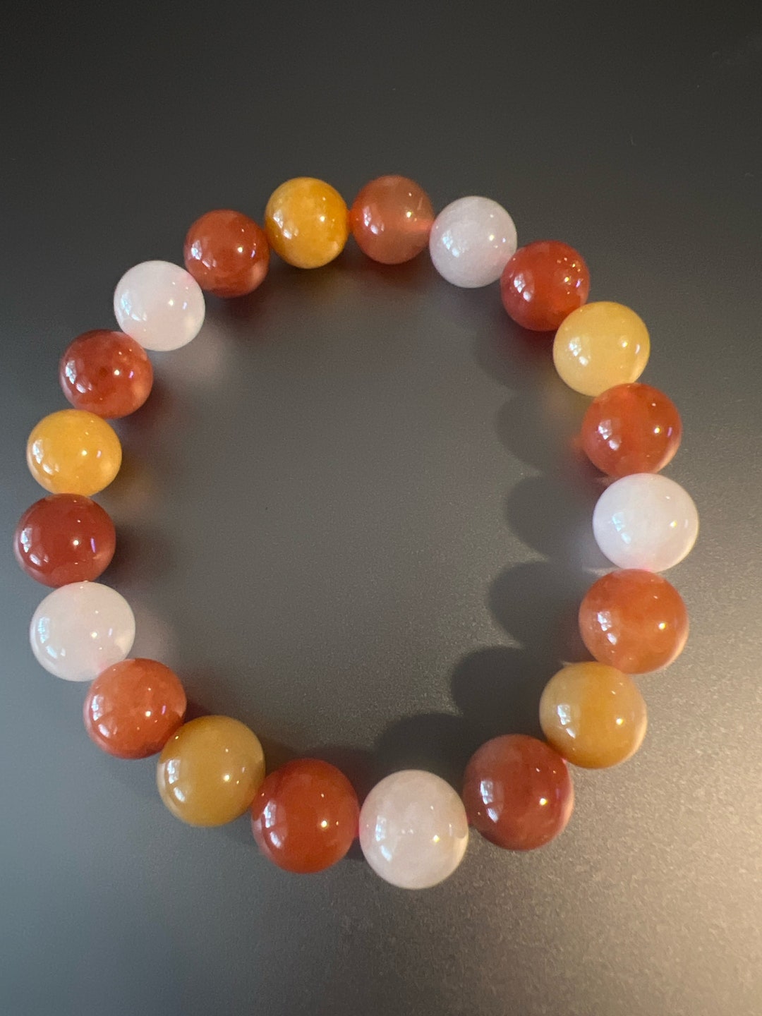 Beautiful Natural Multicolor Golden Silk Jade Gemstone Attracts Luck ...