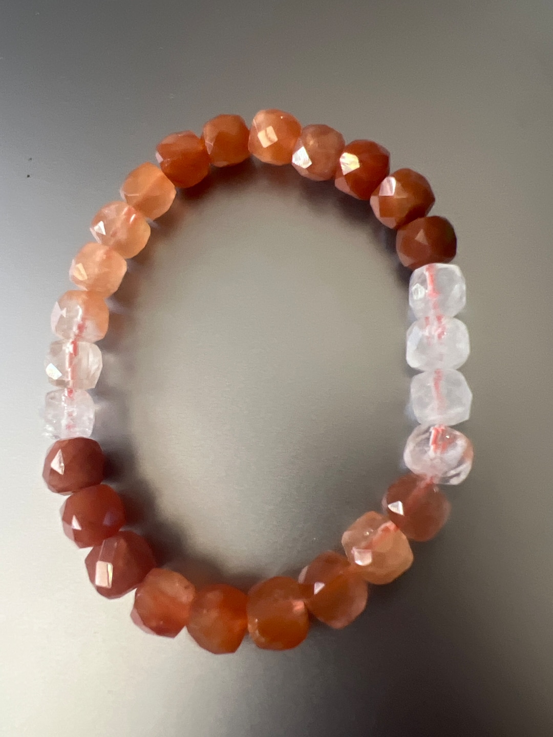 Natural Faceted Red Rabbit Hair Quartz Crystal Cube Healing Gemstone ...