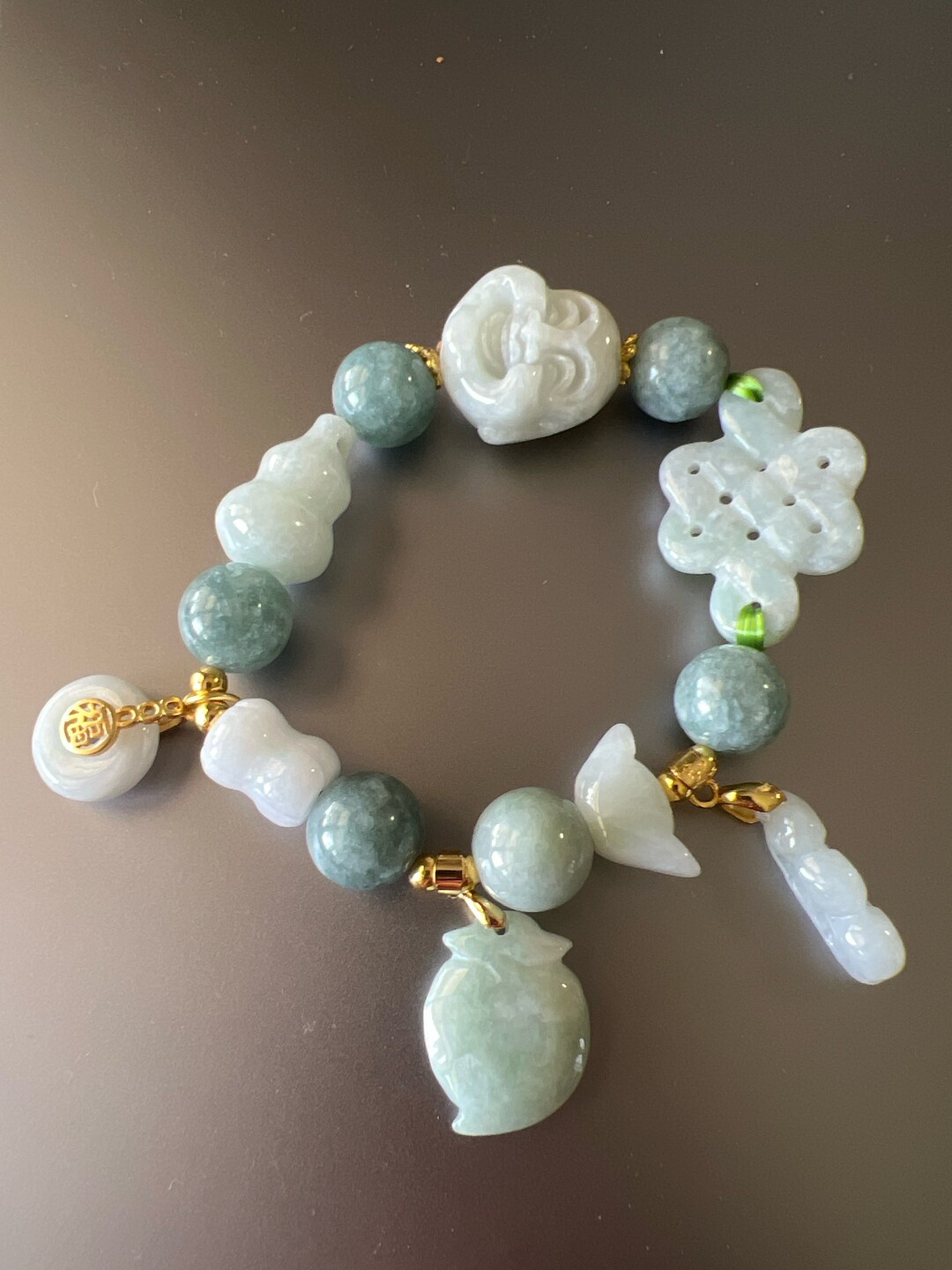 Custom Made Natural Jadeite Jade, Fengshui Lucky Charms Buddha, Ingot ...