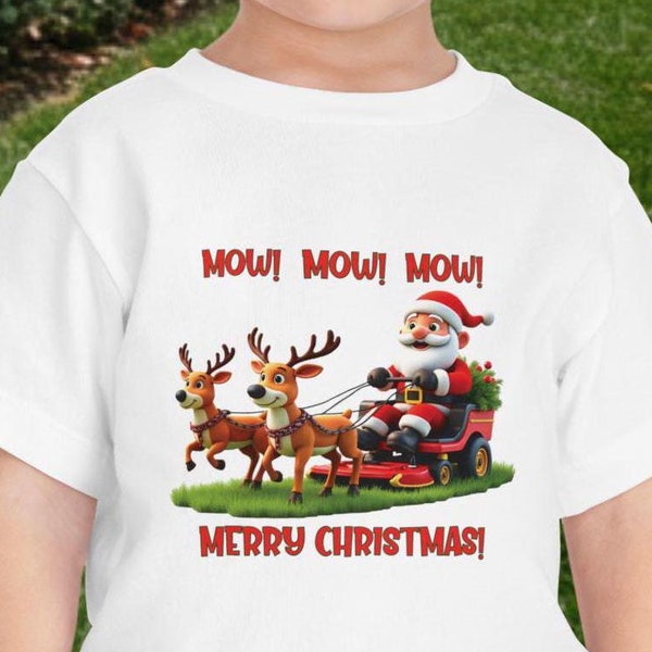 Santa on Lawn Mower - Etsy