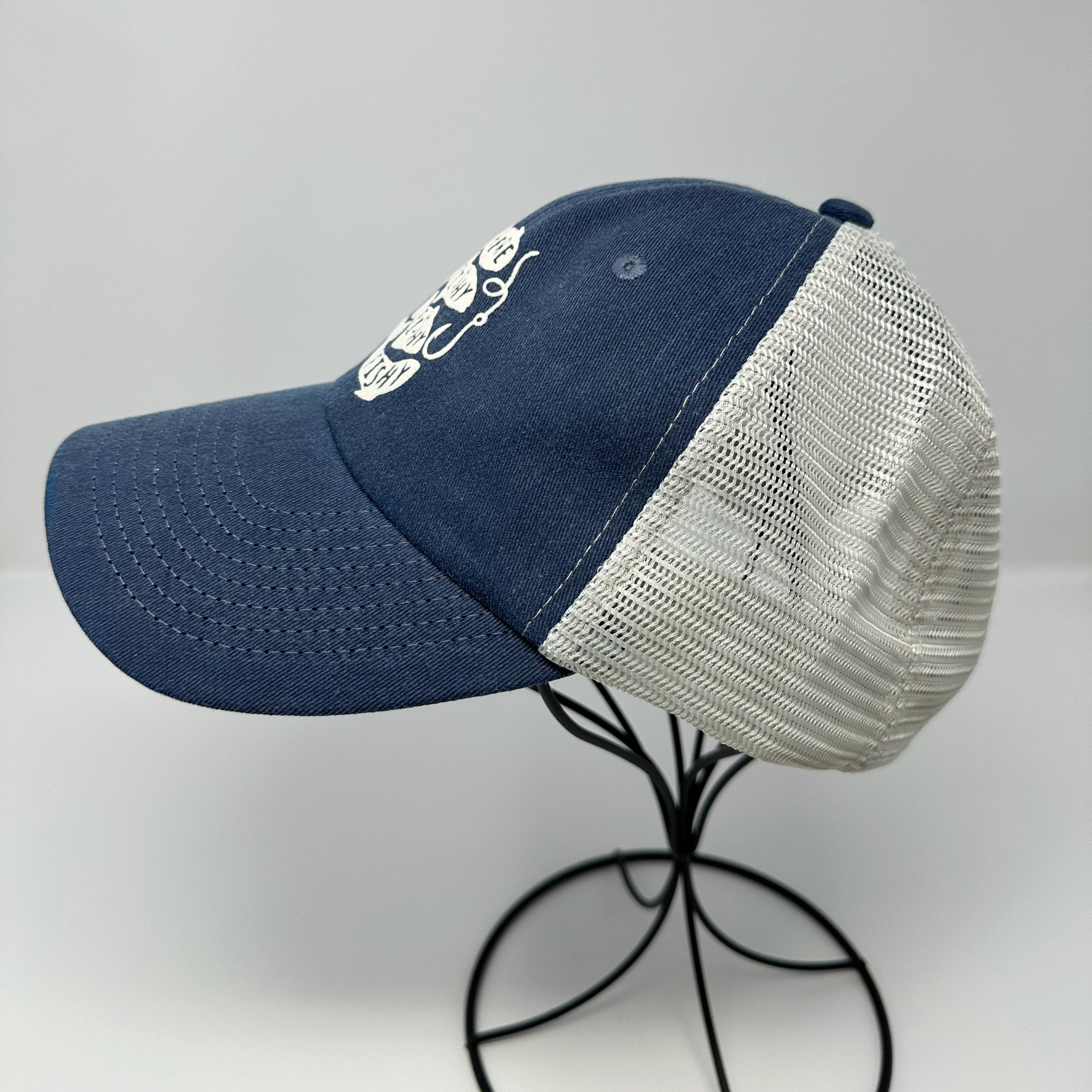 Funny Fishing Hat, Here Fishy Fishy Fishy, Adjustable Snapback Cap ...