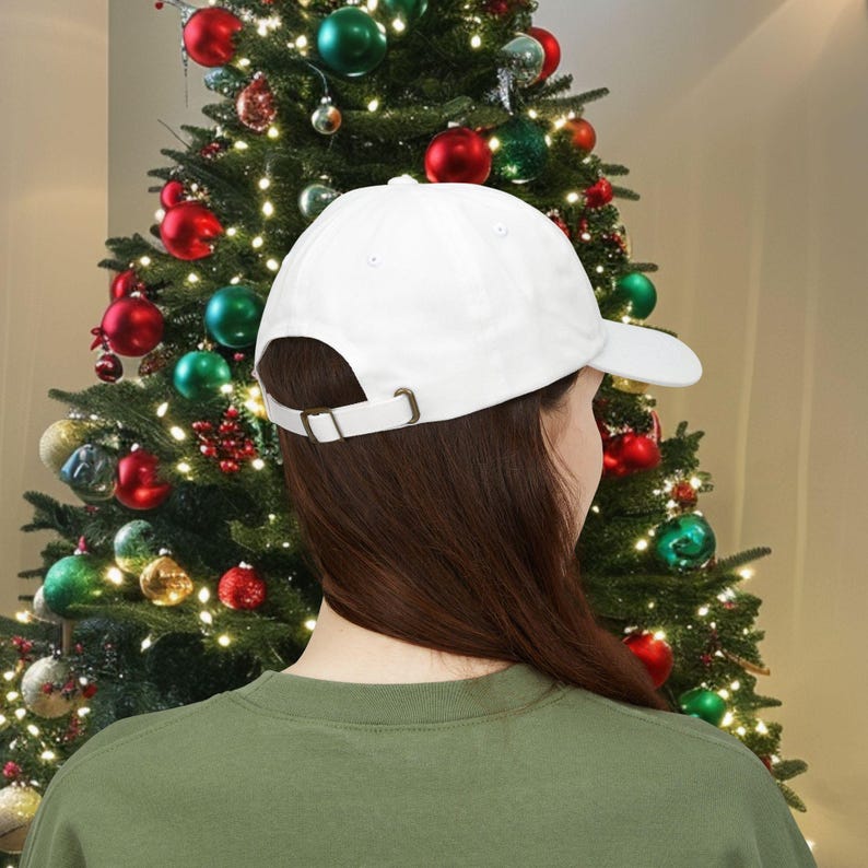 Embroidered Santa's Girl Hat, Christmas Headwear, Holiday Baseball Cap ...
