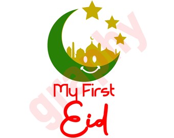 My First Eid Svg - Etsy
