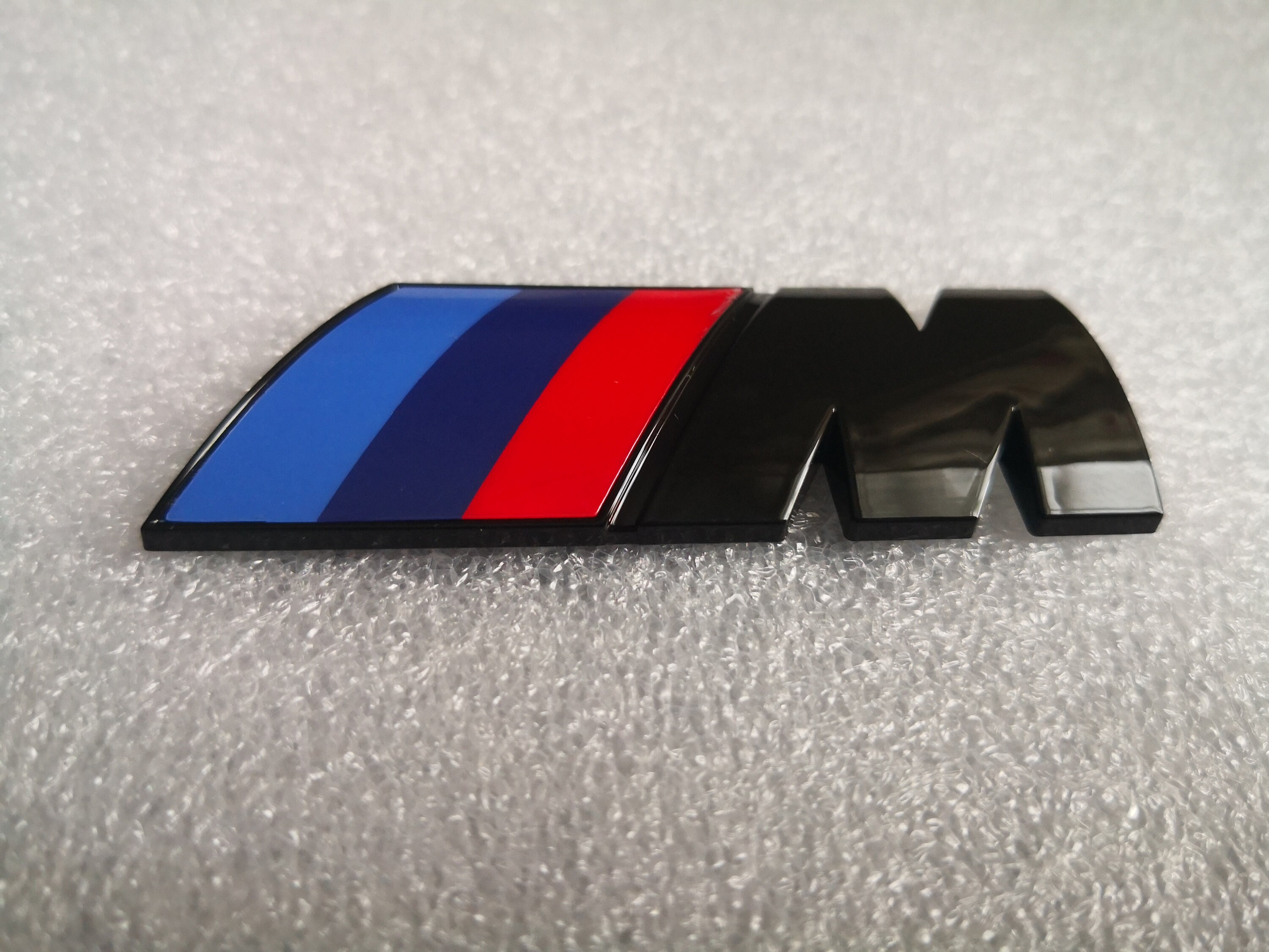 Car Parts & Accessories BMW M Sport x2 Emblem GLOSS Black Sticker Side ...