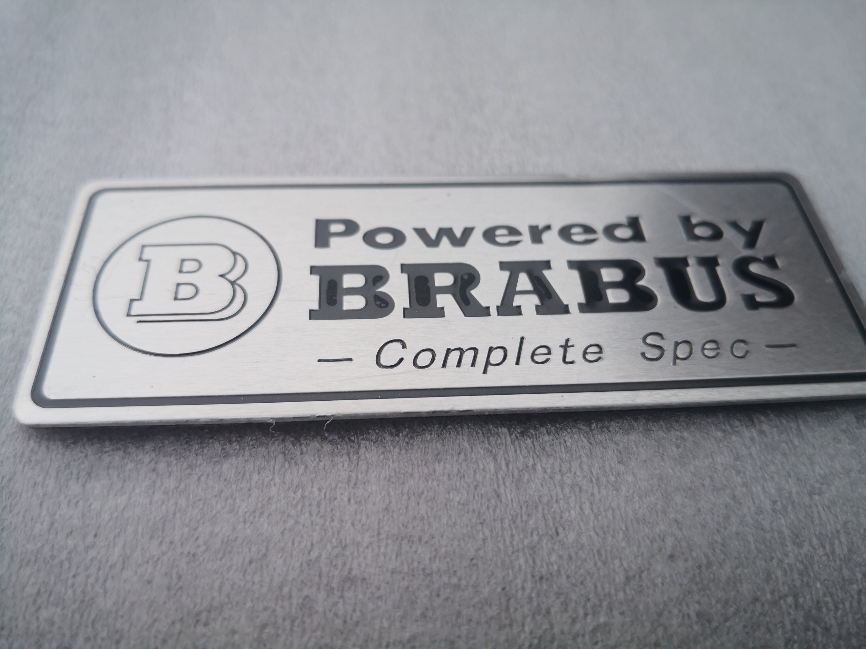 Brabus 3D Badge Emblem Decal Sticker Powered by Brabus Rear | Etsy UK