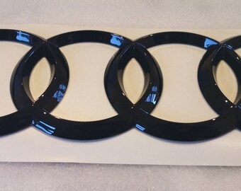 Black Audi Rings Emblem - Etsy