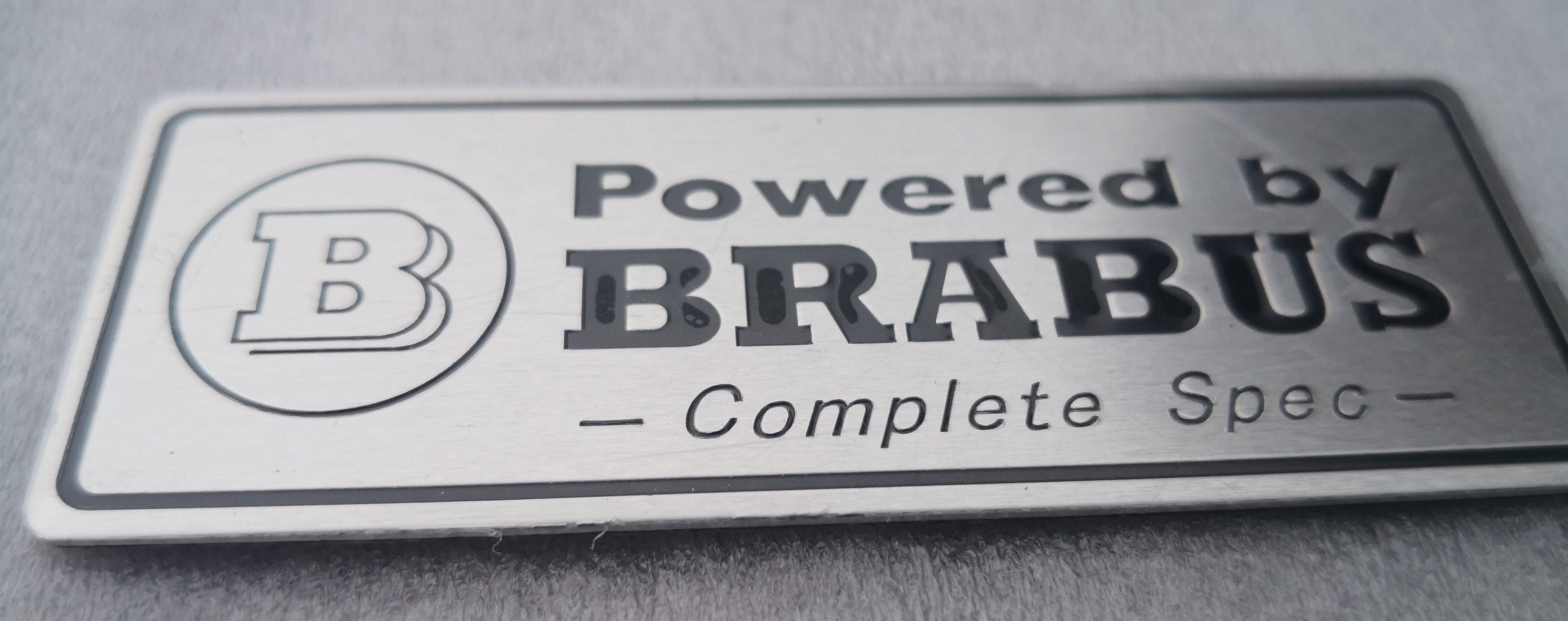 Brabus 3D Badge Emblem Decal Sticker Powered by Brabus Rear - Etsy UK