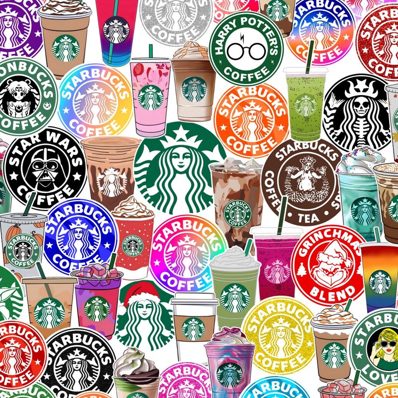 Starbucks Stickers - Etsy