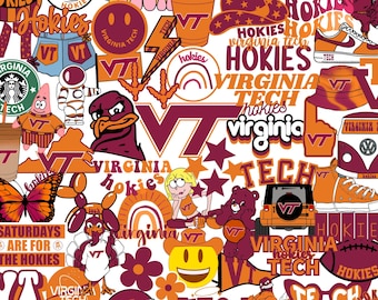 Virginia Tech Sticker Pack - Etsy