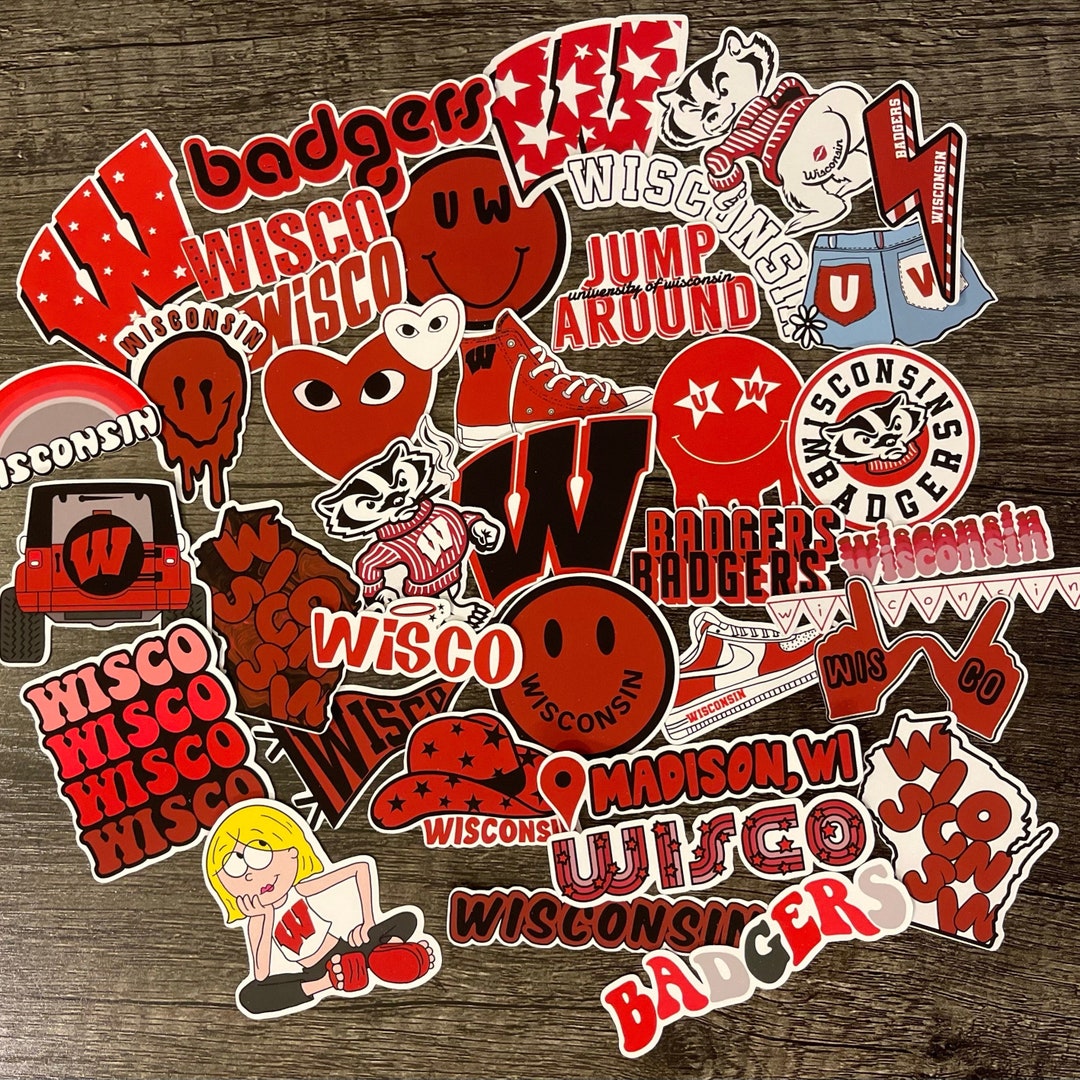 Wisconsin Sticker Pack choose Your Own NEW DESIGNS - Etsy