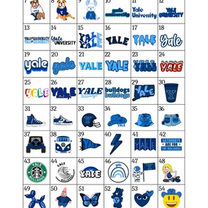 Yale Sticker Pack (choose Your Own!) - Etsy