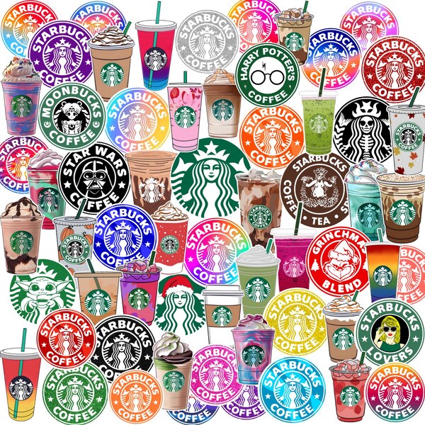 Starbucks Stickers - Etsy