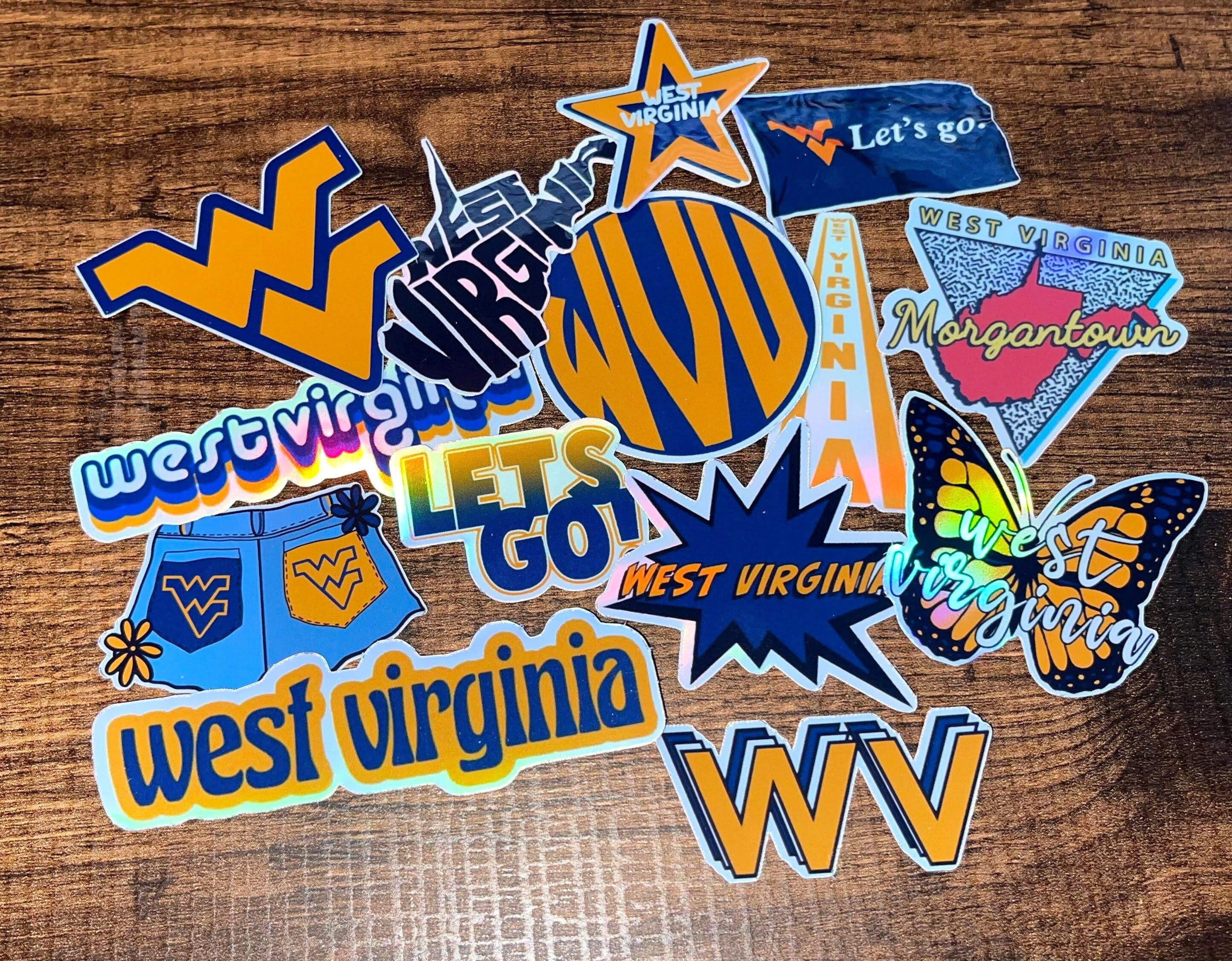 West Virginia Football Car Decals
