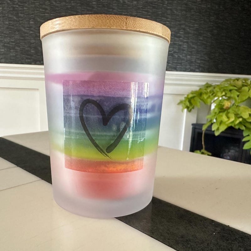 Rainbow Candles - Etsy