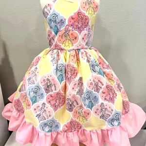 Handmade Princess Character Dress, Custom Toddler Party Costume - Etsy