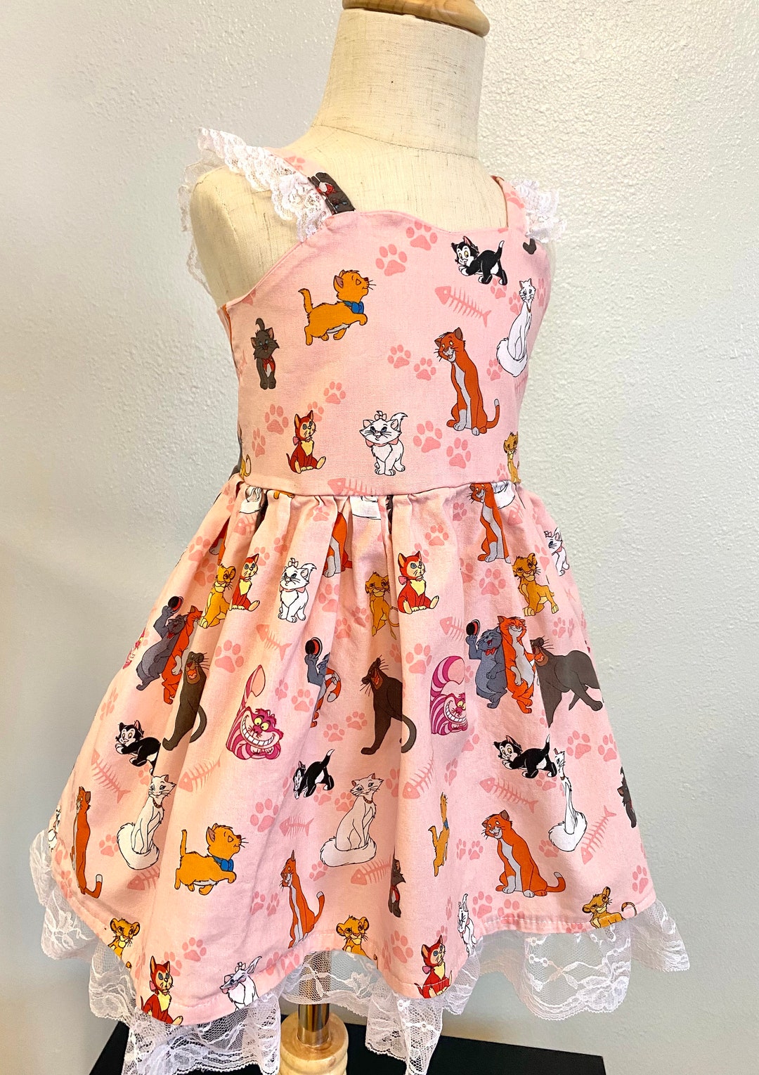 Toddler Disney Cat Dress, Girl Dress, Aristocats, Simba, Birthday Dress ...