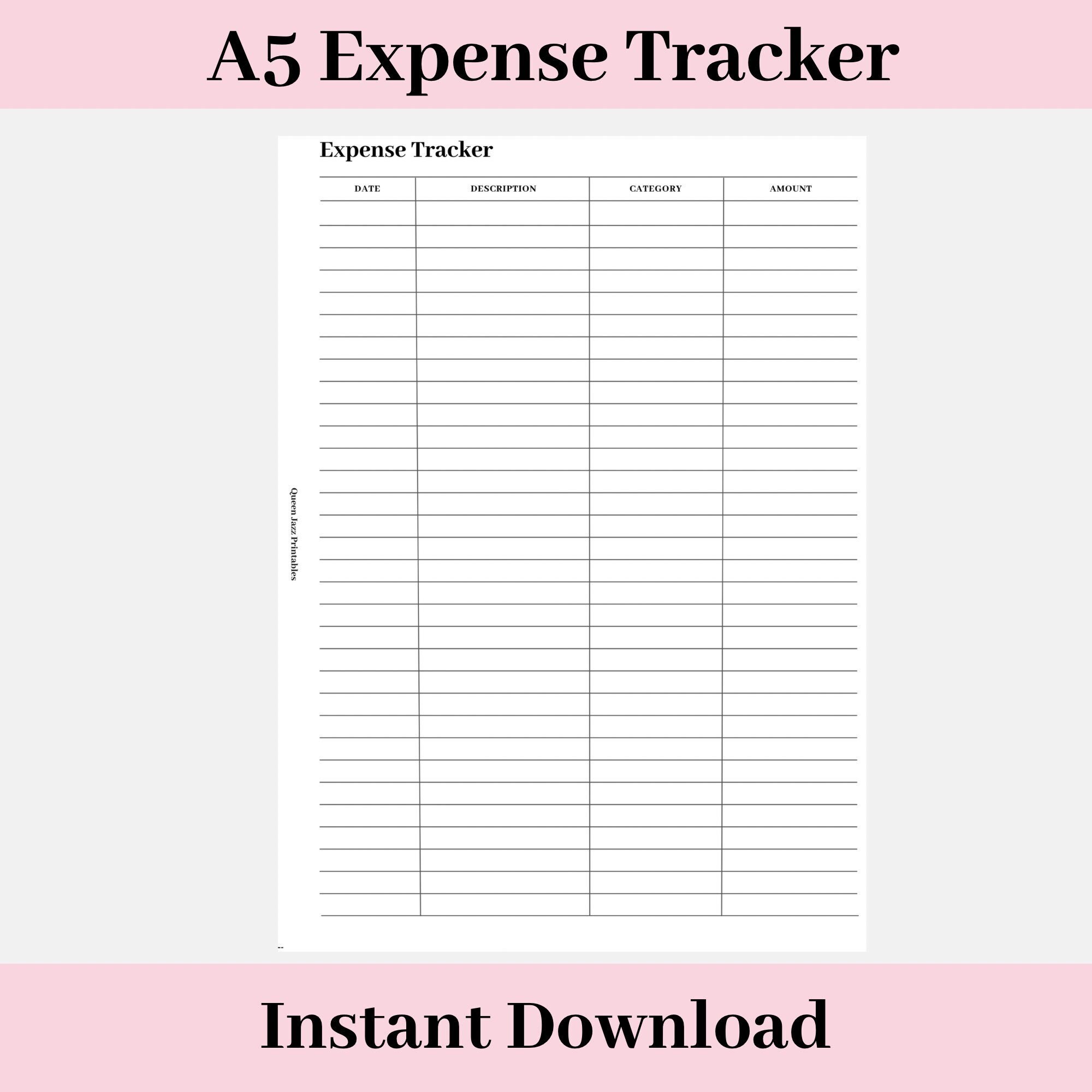 Expense Tracker | Purchase Tracker | Finance Tracker | Budgeting ...