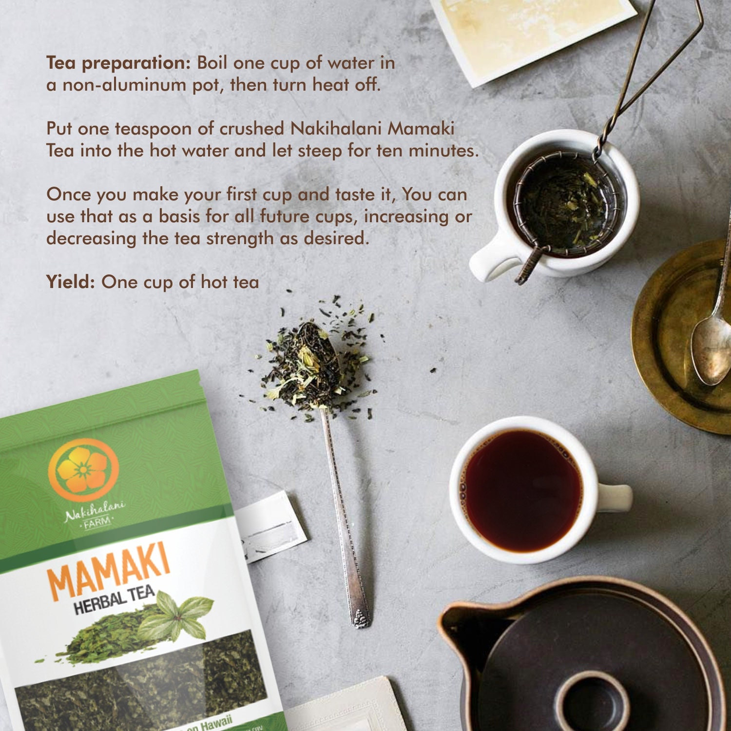 Mamaki Tea From Hawaii 2oz - Etsy