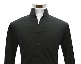 Open Neck Shirt Men | Etsy