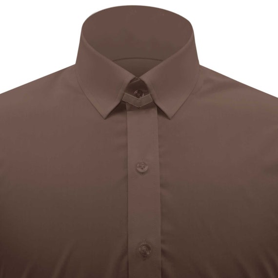 Snap Tab Collar Shirts
