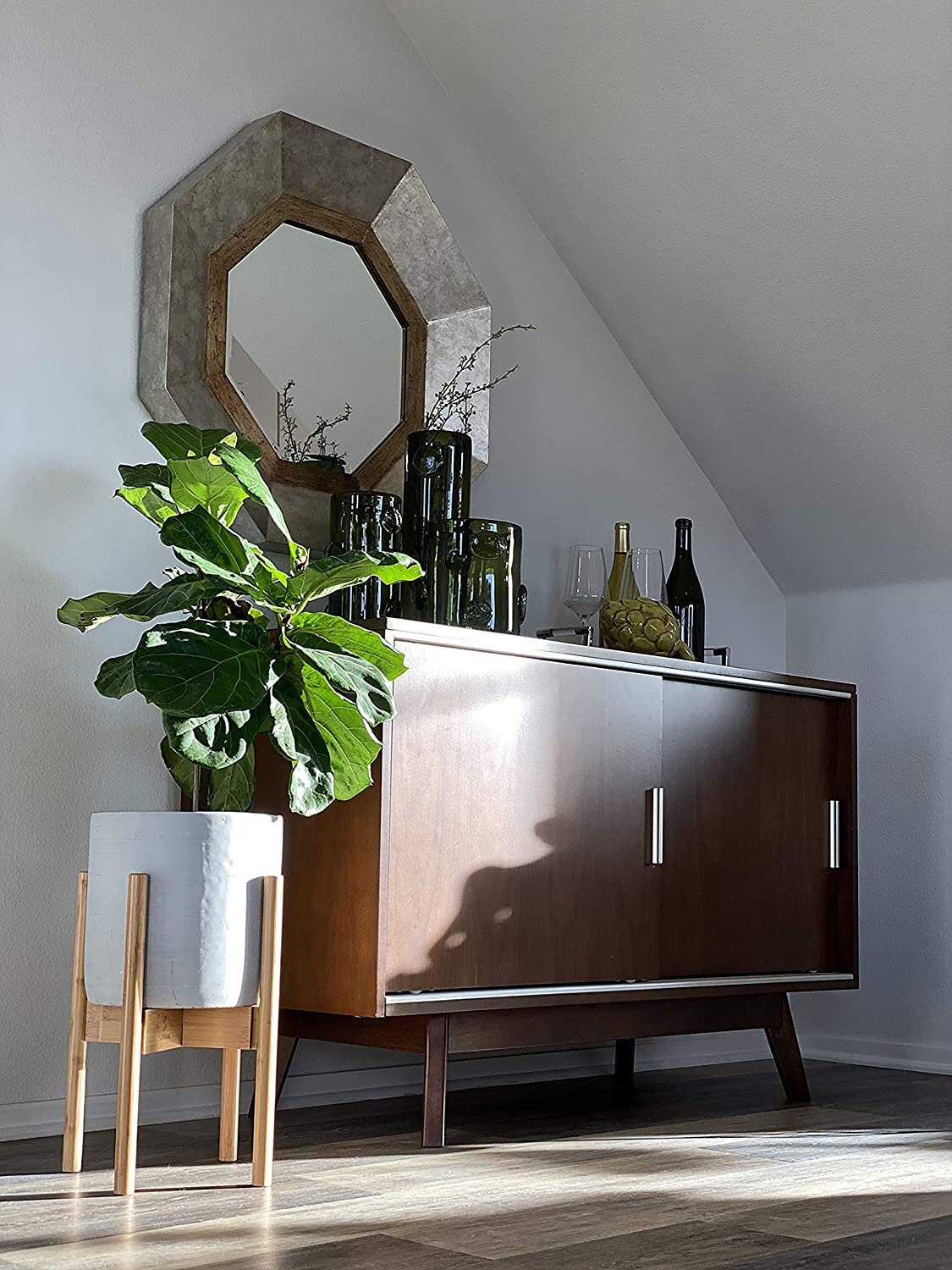 SARIWA Mid Century Plant Stand - Plant Stand for Indoor Plants ...