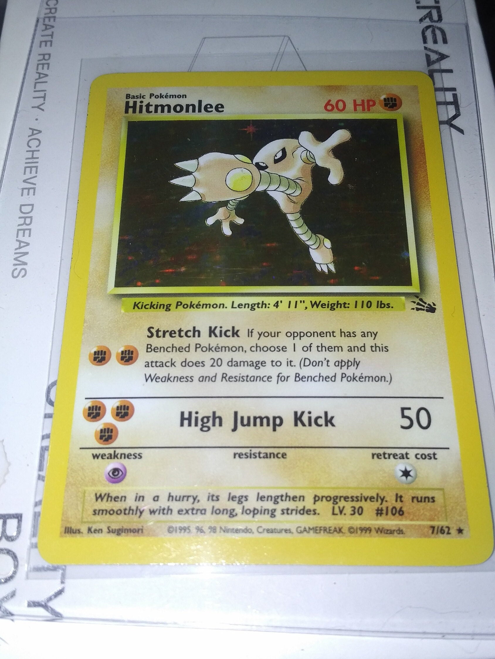 Hitmonlee Pokemon Card