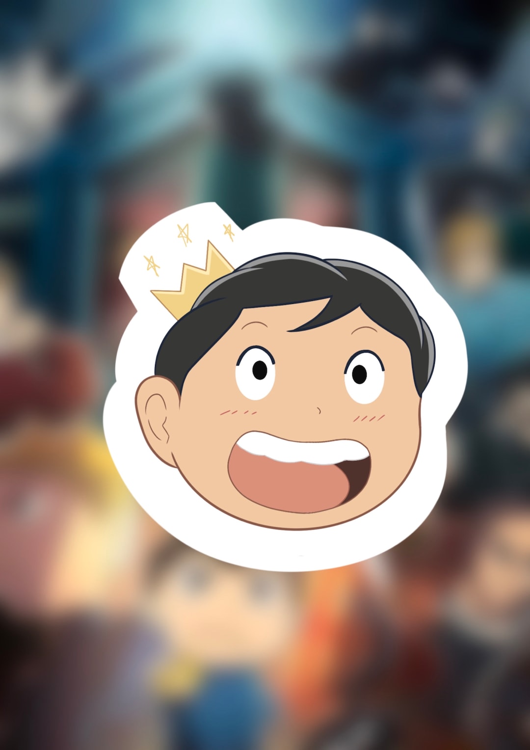 Prince Bojji Stickers - Ranking of Kings Anime - Etsy