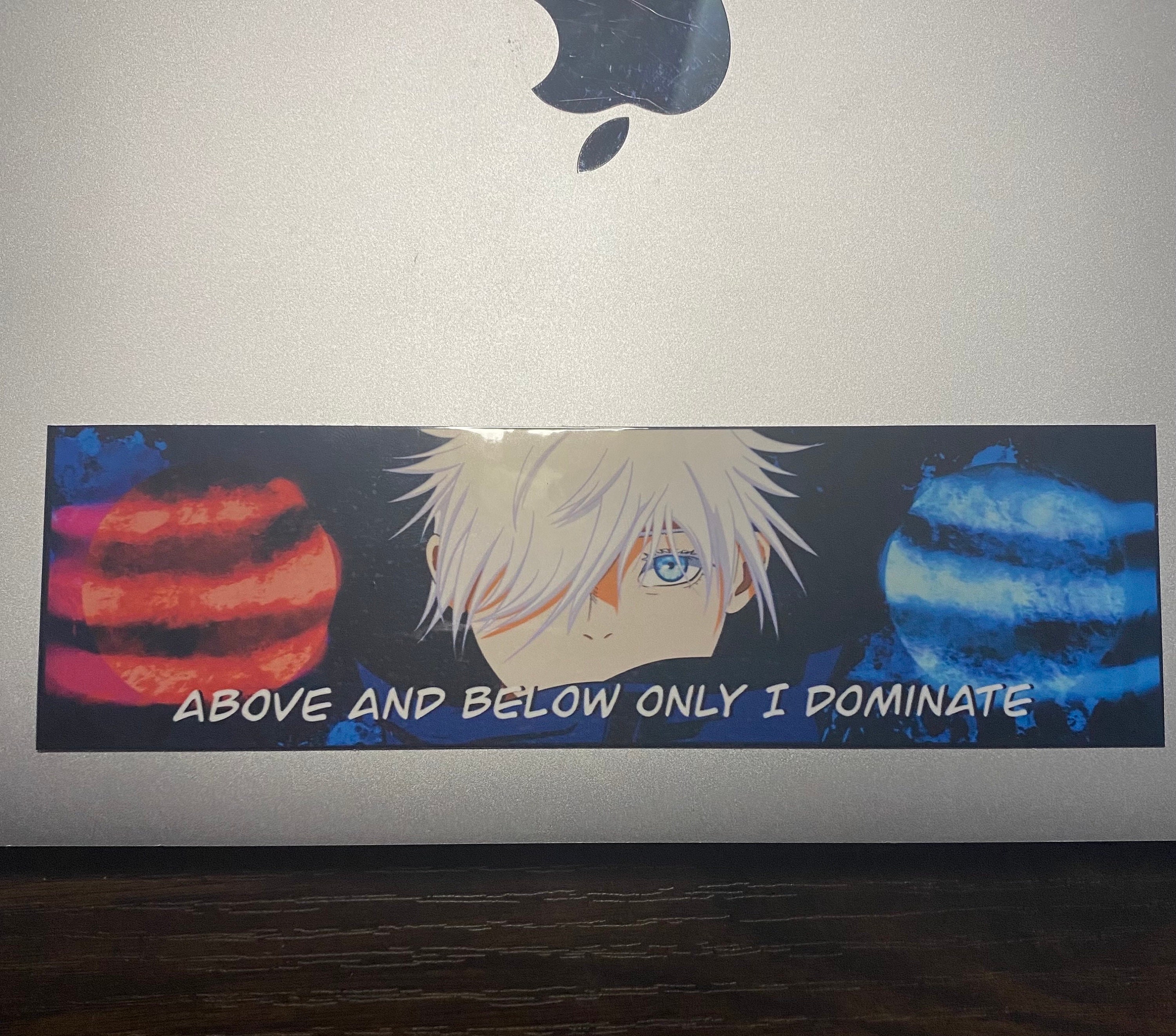 Gojo Above & Below Slap Sticker Jujutsu Kaisen Anime - Etsy