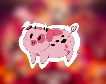 Hazbin Hotel Fan Made Merch Hazbin Hotel Present Alastor Figurine ...