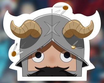 Delicious in Dungeon Meshi Senshi Fanart Stickers - Etsy