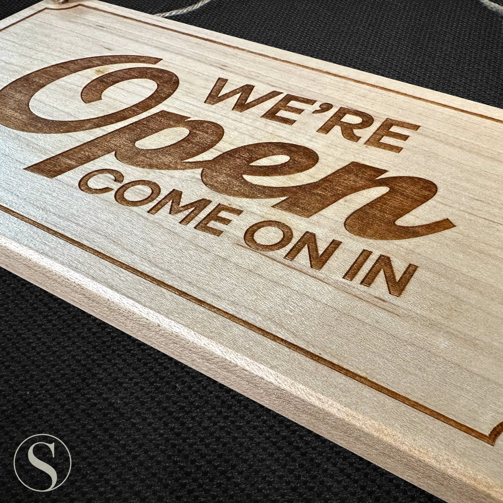 Retail Open Sign. Retail Closed Sign. Hanging Store Sign - Etsy