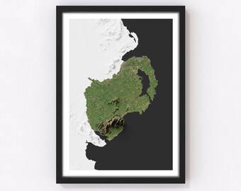 County Down Map - Etsy