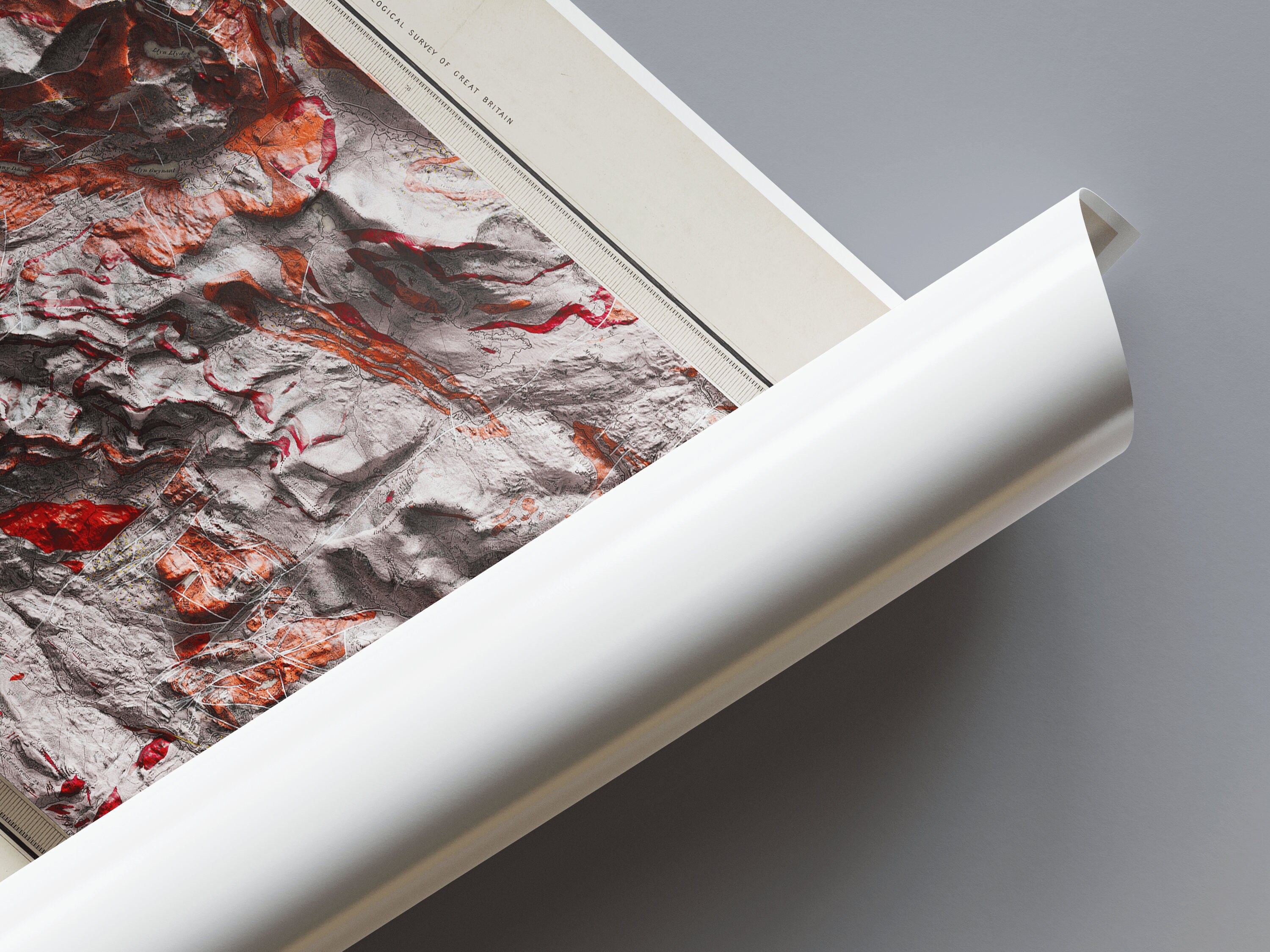 Snowdonia Topographic Map / Porthmadog, Harlech, Beddgelert, Maentwrog ...