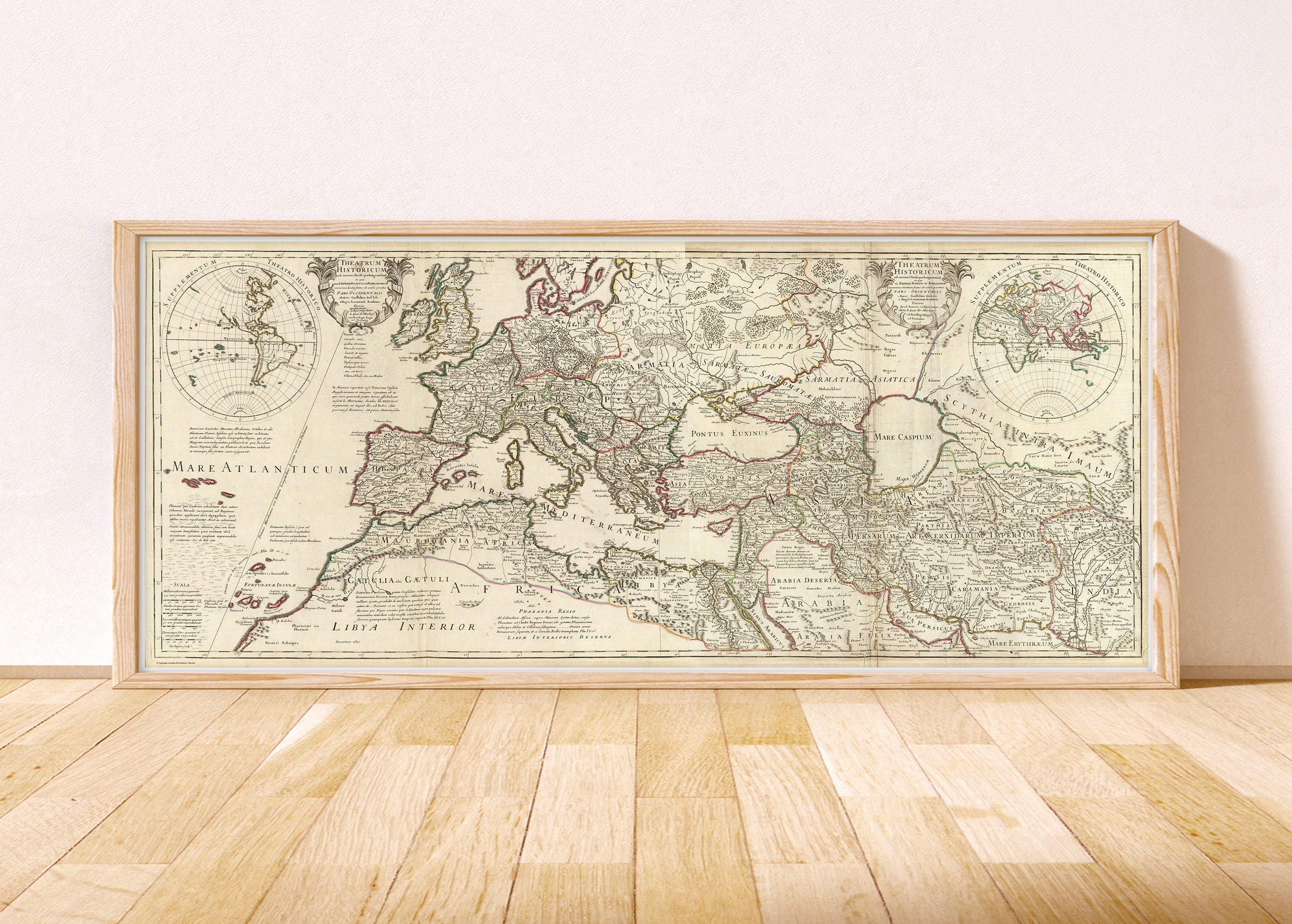 HUGE Roman Empire Map / Historic Map of Europe, Detailed Political ...