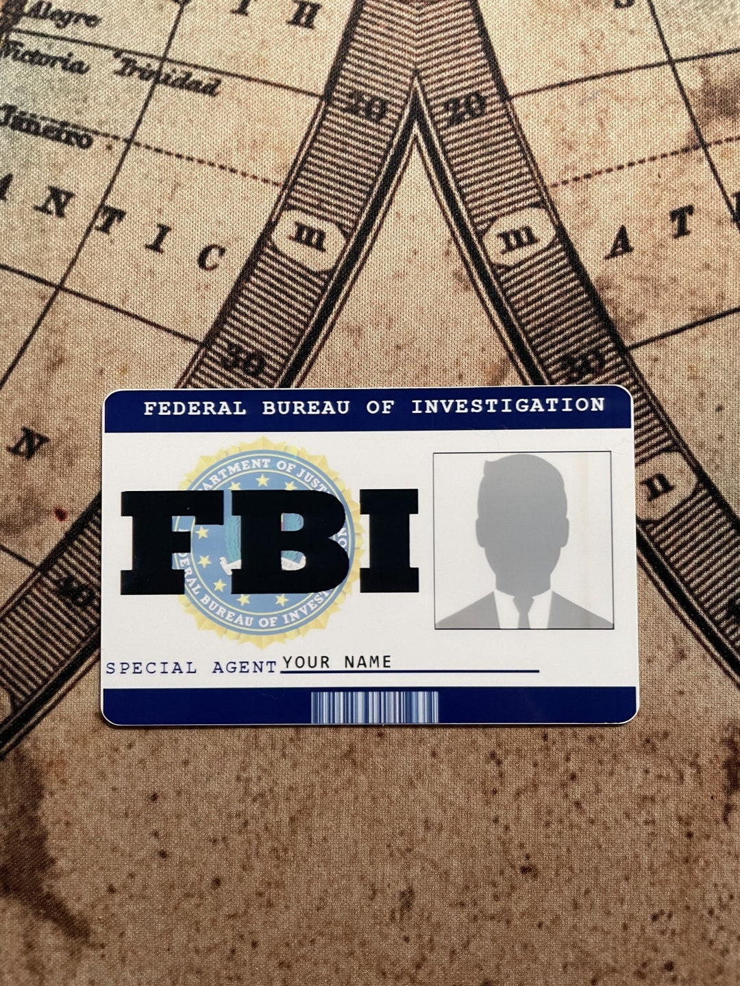 FBI Cosplay Plastic ID Card Custom - Etsy UK