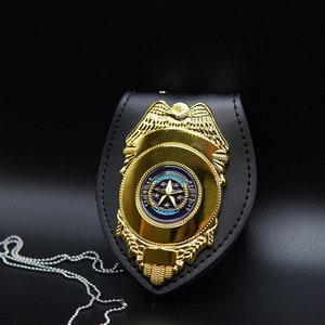 Engraved Security Style Badge Gold - Etsy UK